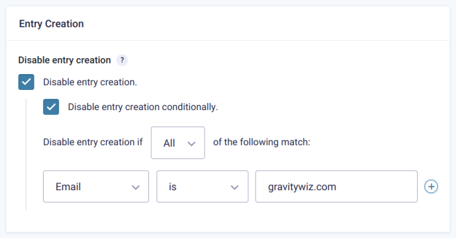 Gravity Forms Disable Entry Creation | Auto Delete Entries | Gravity Wiz