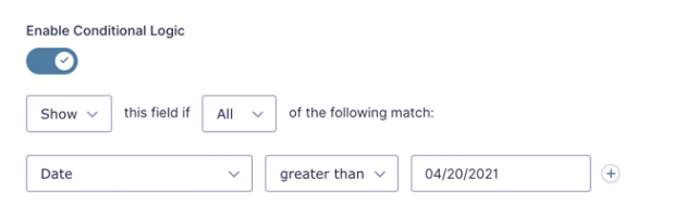 Gravity Forms Conditional Logic Dates | Gravity Perks | Gravity Wiz