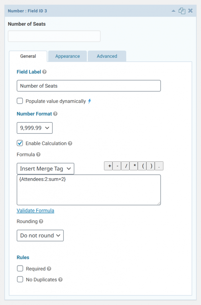 Calculations with Nested Forms | Gravity Wiz