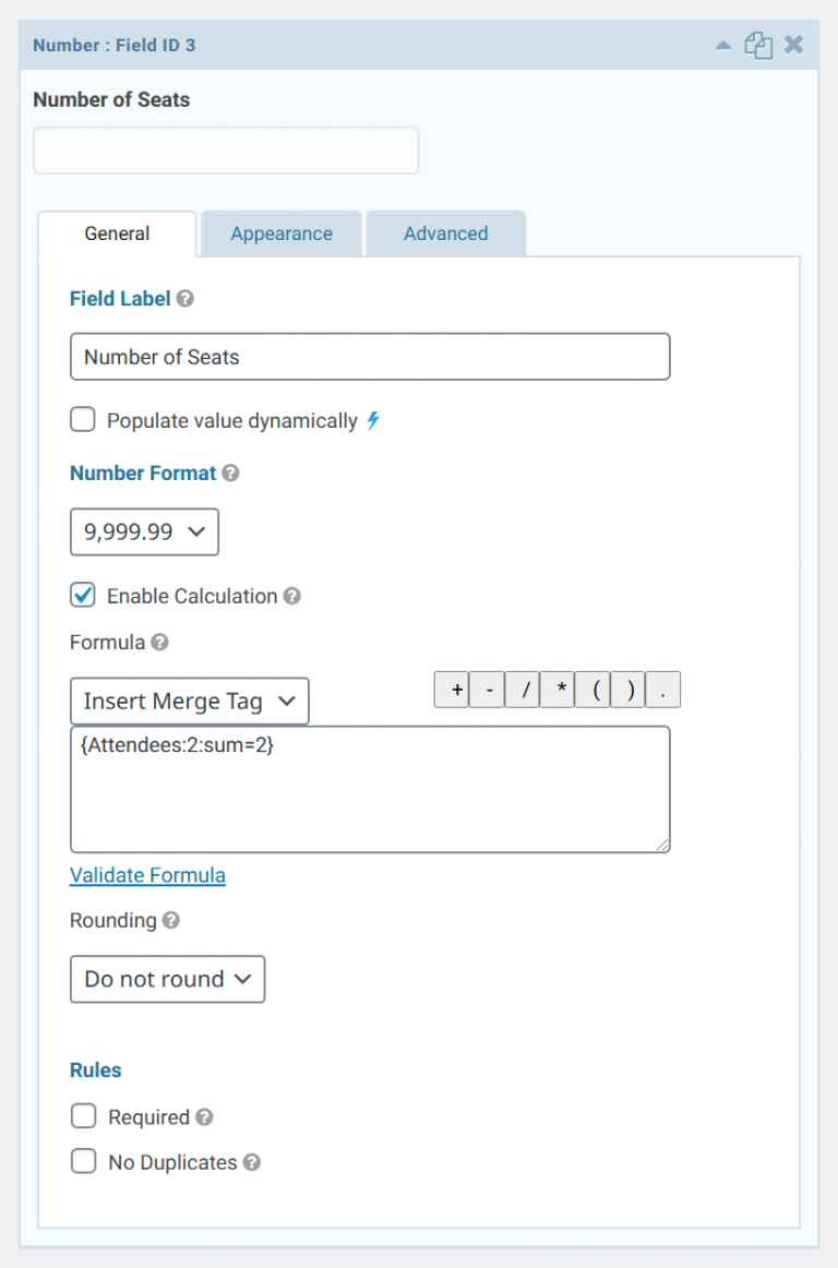 Calculations with Nested Forms | Gravity Wiz