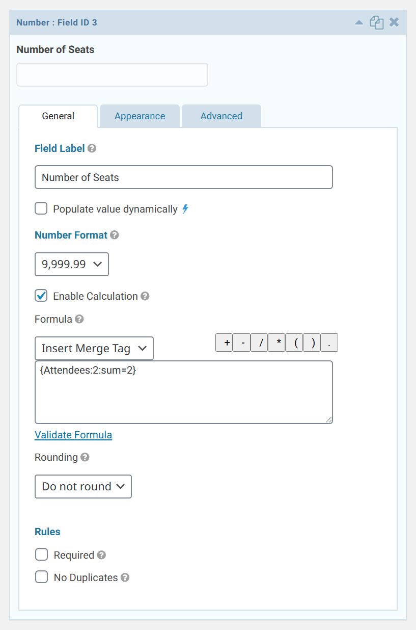 Calculations with Nested Forms | Gravity Wiz