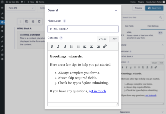 Gravity Wiz Weekly 135: Limit Submissions gets Conditional Logic