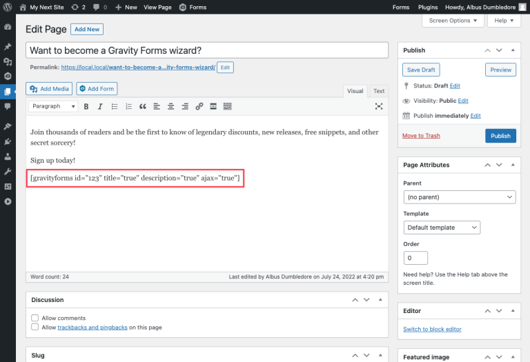Gravity Forms Shortcodes: Everything You Need to Know