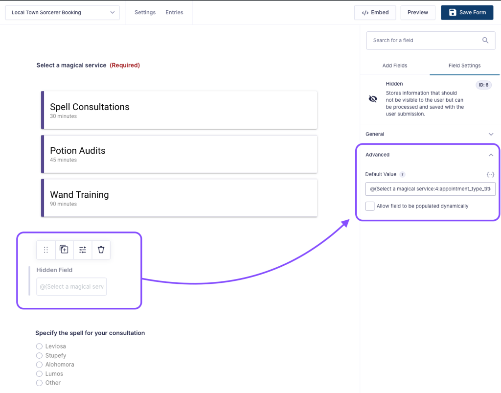 Guide: Using Simply Schedule Appointments Data in Gravity Forms