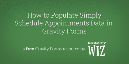 Guide: Using Simply Schedule Appointments Data in Gravity Forms