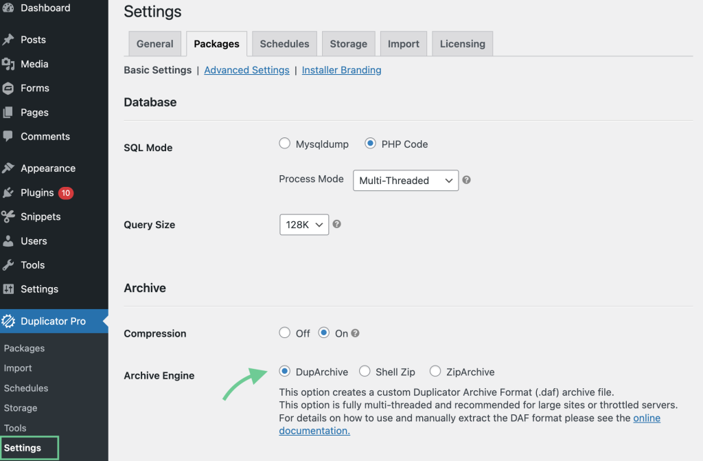 How to Create a Site Backup with Duplicator Pro | Gravity Wiz