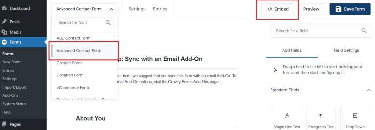 Embedding Gravity Forms in WordPress: Shortcodes & More