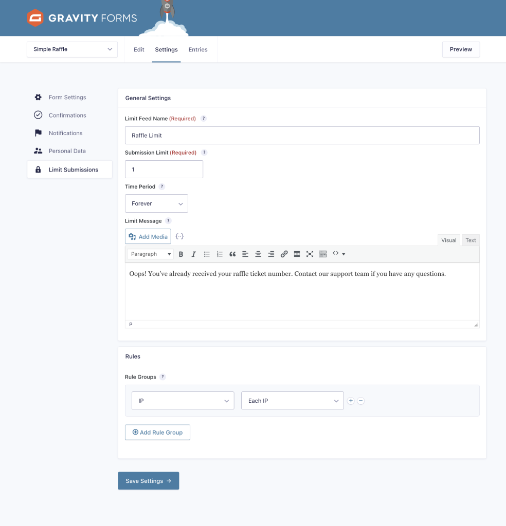 How to Build a Raffle or Lottery Event using Gravity Forms