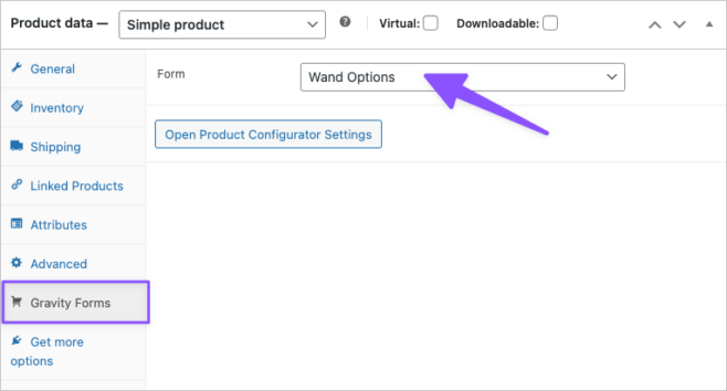 Gravity Shop Product Configurator | Gravity Wiz