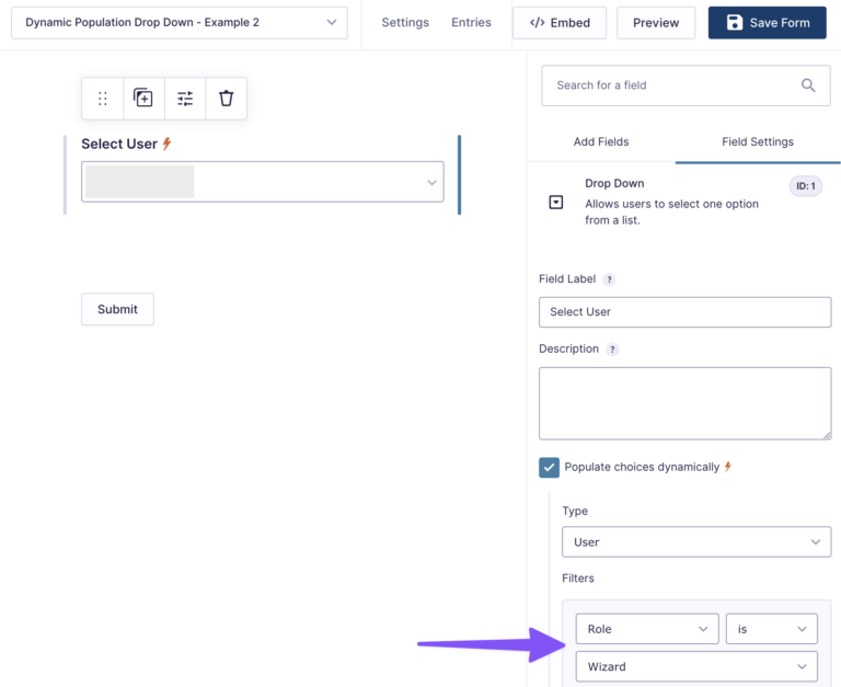 How To Dynamically Populate Drop Down Fields In Gravity Forms