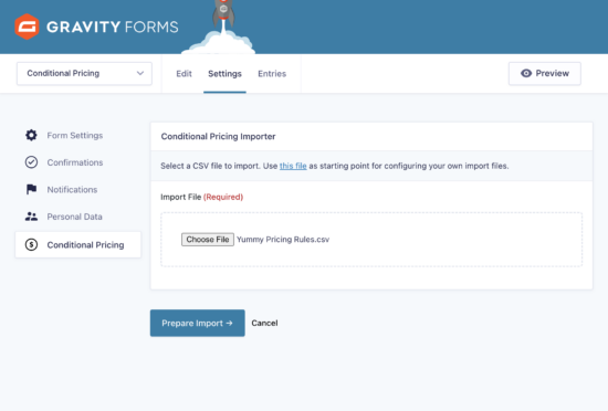 Gravity Forms Conditional Pricing | Gravity Perks | Gravity Wiz