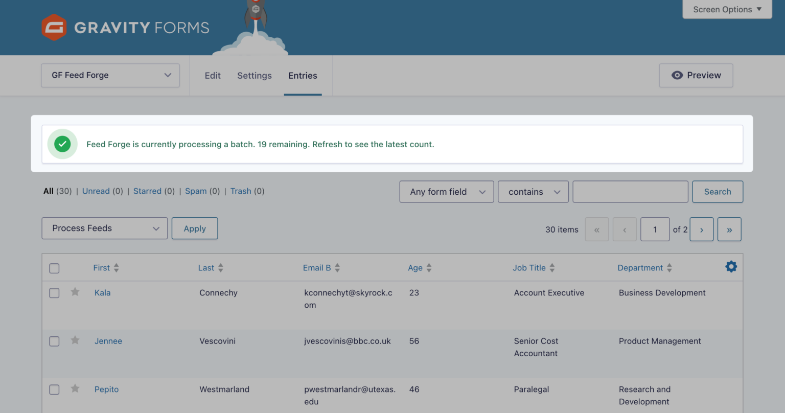 Gravity Forms Feed Forge | Gravity Wiz