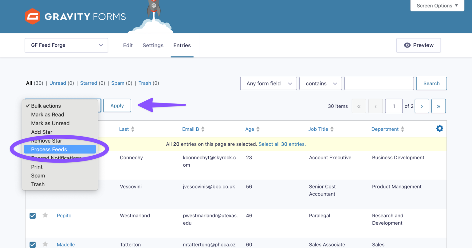 Gravity Forms Feed Forge | Gravity Wiz