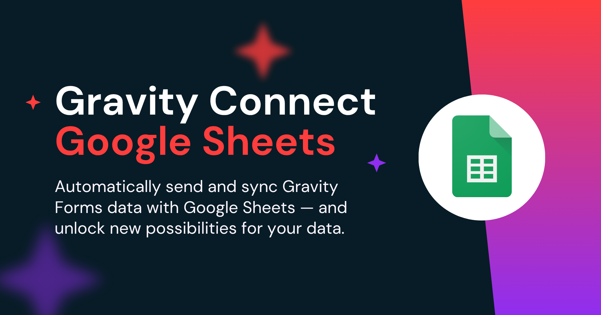 Gravity Forms to Google Sheets Plugin | Send & Sync Form Data
