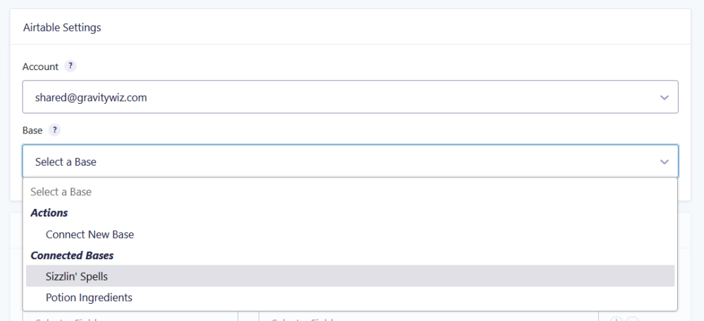 Gravity Connect: Airtable | Integrate Gravity Forms with Airtable