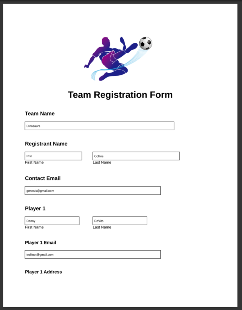 How to Create a Team Signup Form & Accept Payments