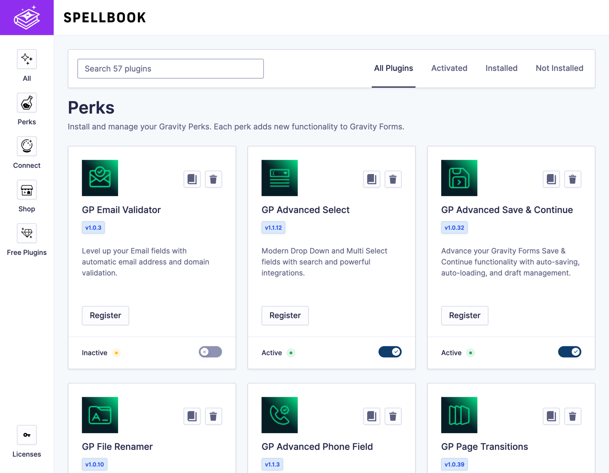 Spellbook Documentation | Gravity Wiz