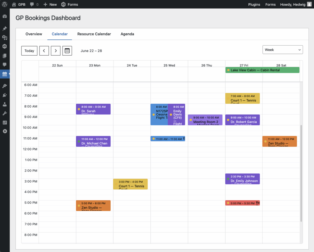 Gravity Forms Bookings | WordPress Calendar Booking Scheduler