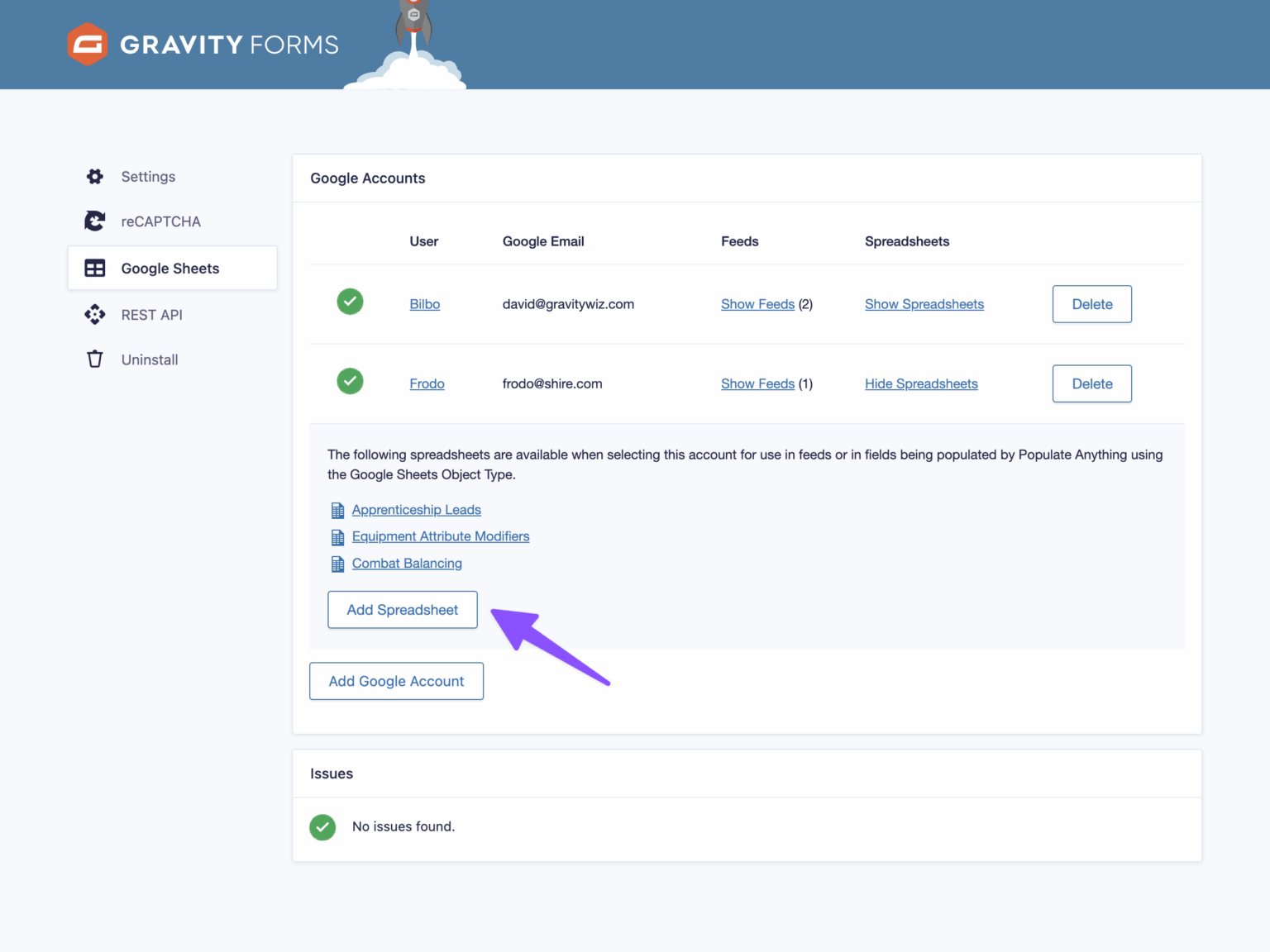 Gravity Forms to Google Sheets Plugin | Send & Sync Form Data
