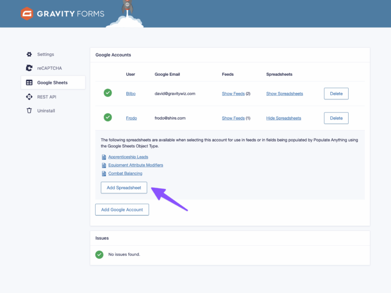 Gravity Forms to Google Sheets Plugin | Send & Sync Form Data