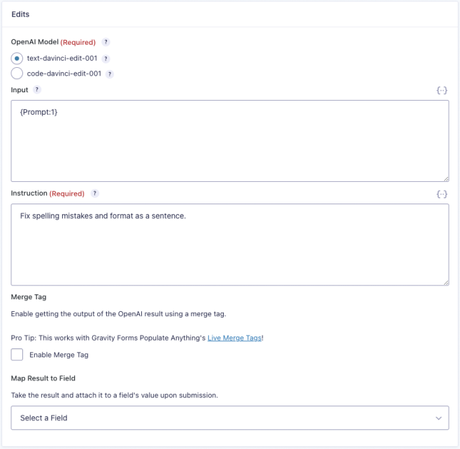 Gravity Forms OpenAI: A Free AI Plugin by Gravity Wiz